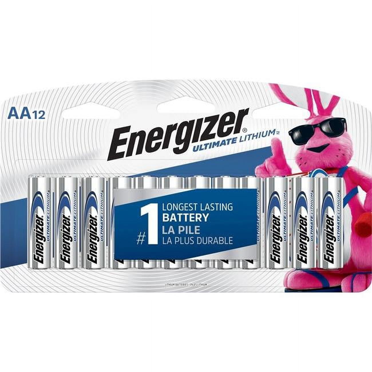 Energizer Ultimate Lithium Aa Batteries Bulk Value Pack Of 12