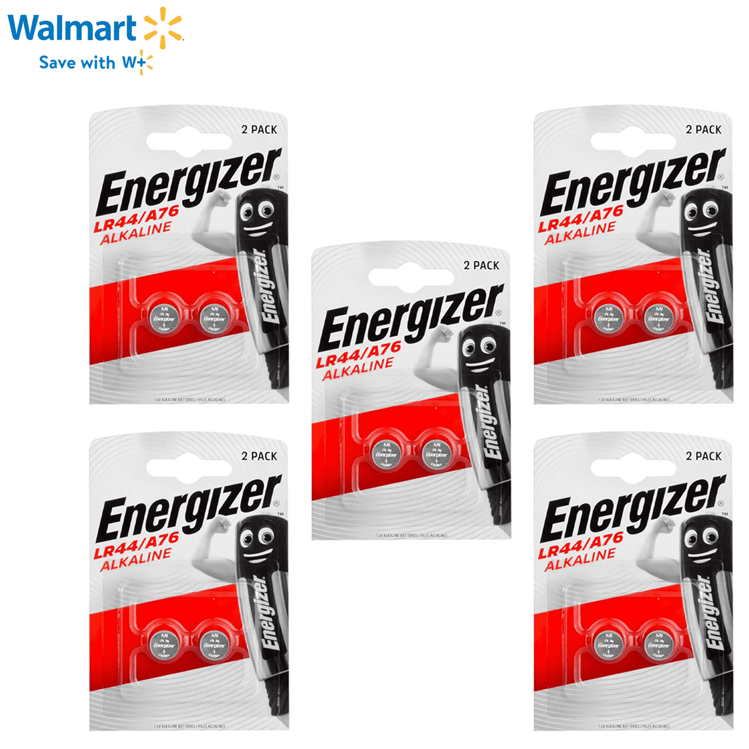 Energizer LR44-10pack 1.5V Button Cell Battery Set, 10 Count - Walmart.com
