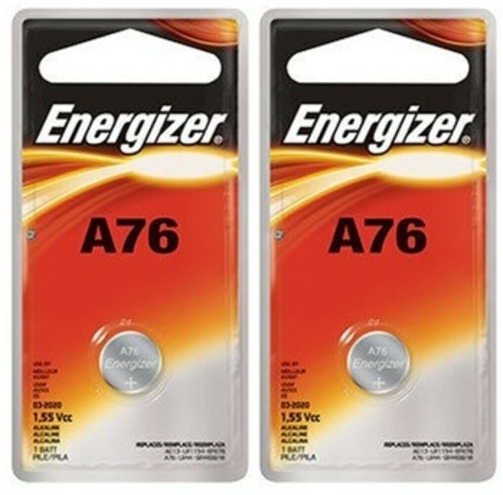 Energizer LR44 A76 1.5V Button Cell Red Single Battery 2 pack - Walmart.com