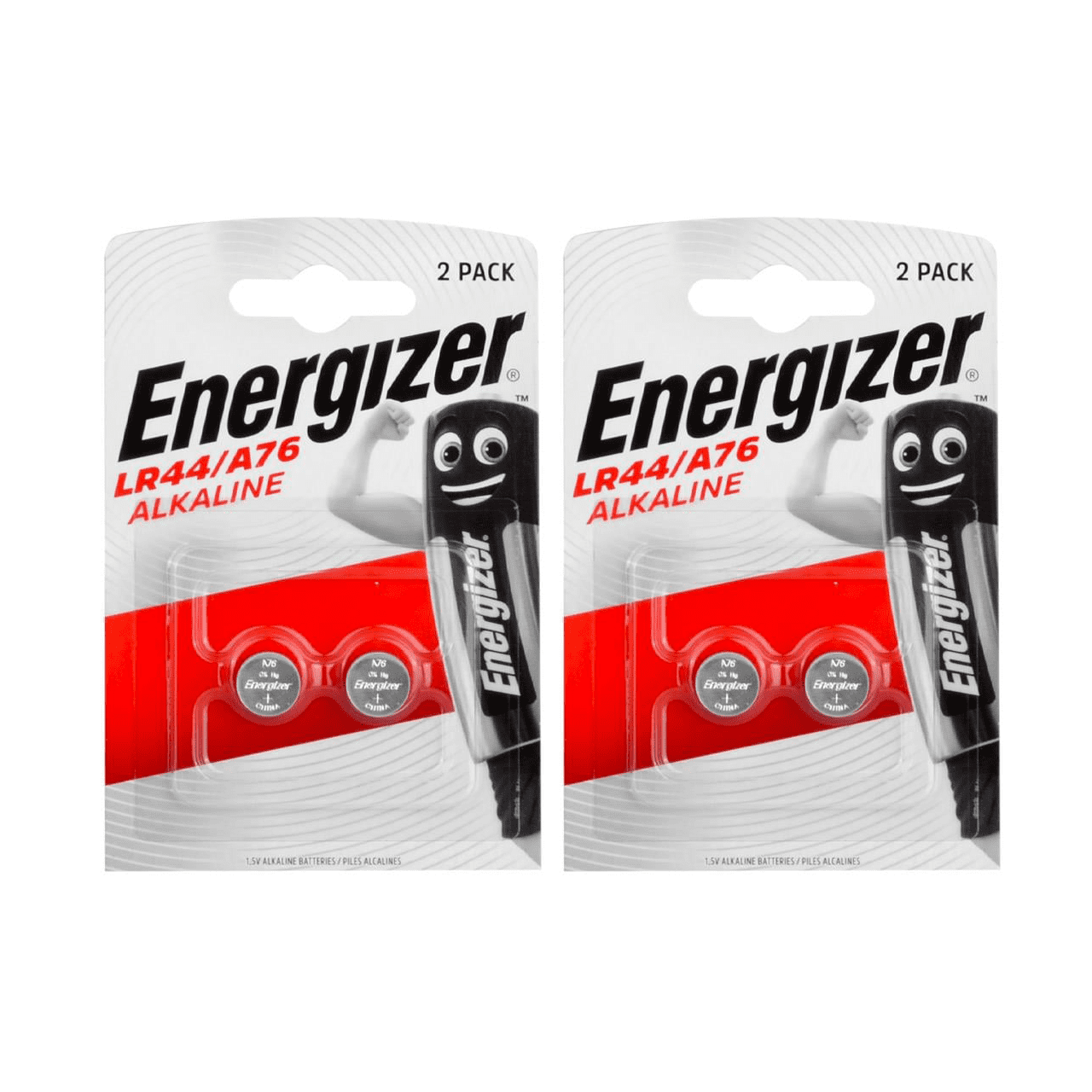 Energizer LR44/A76 Alkaline Batteries, 1.5V, 4 Pack - Walmart.com