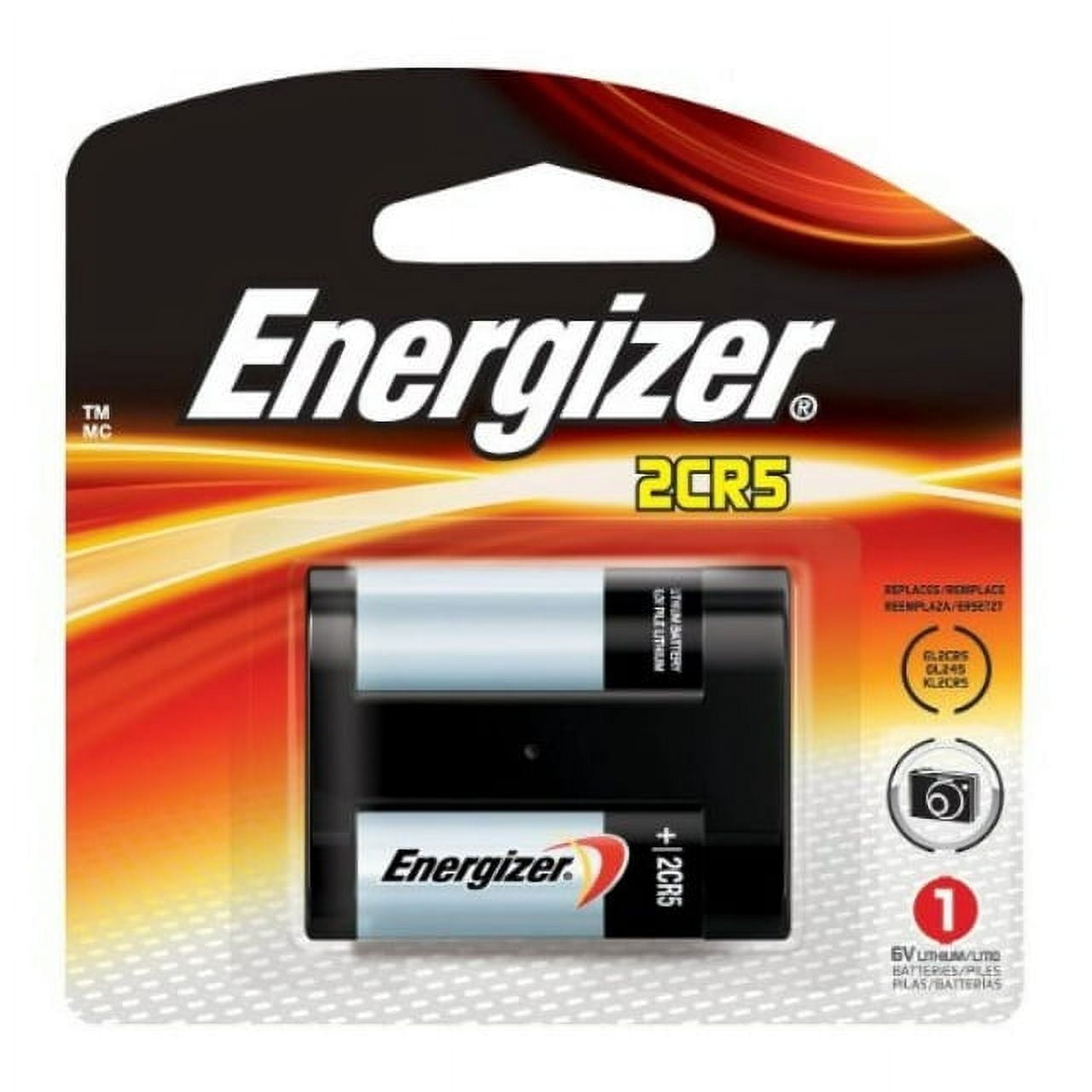 Energizer Lithium 2CR5 Battery Pack, Long-Lasting 6 Volt Photo Cameras ...