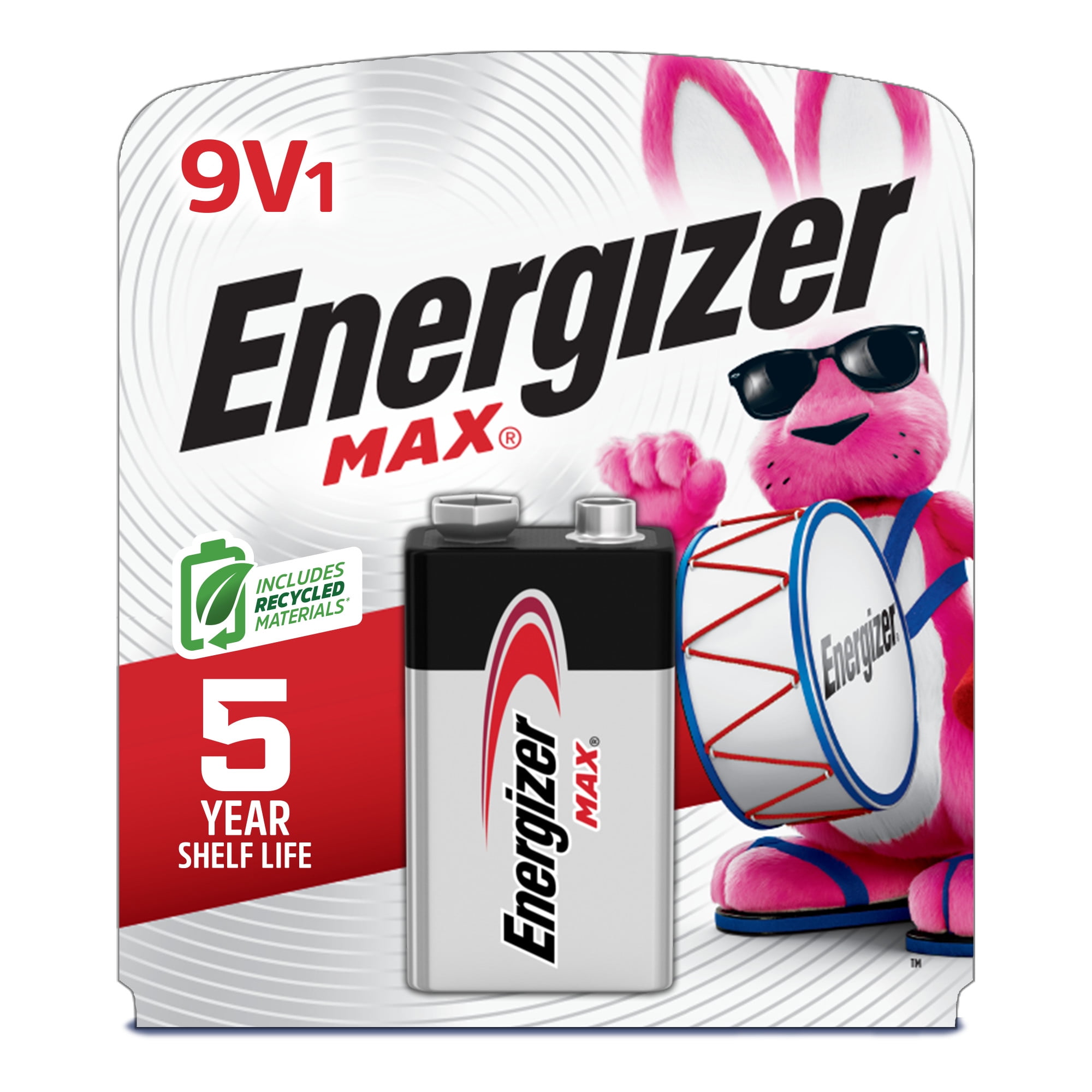 Energizer MAX 9V Batteries Alkaline Long-Lasting Power for Smoke ...