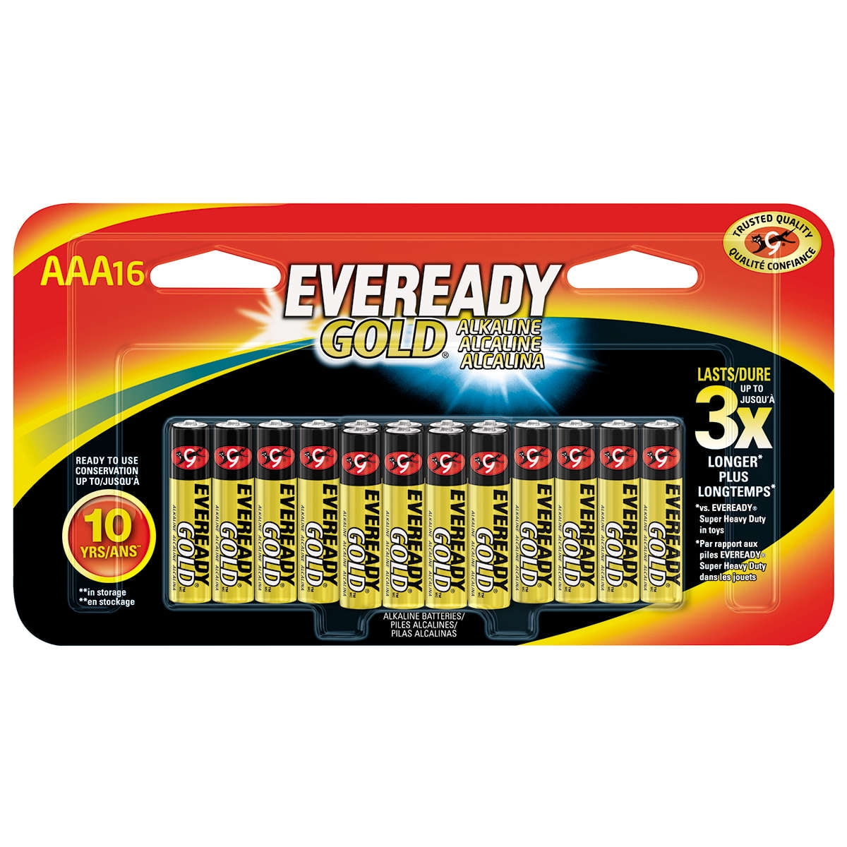 Energizer MAX AAA Batteries (4 Pack), Triple A Alkaline Batteries ...