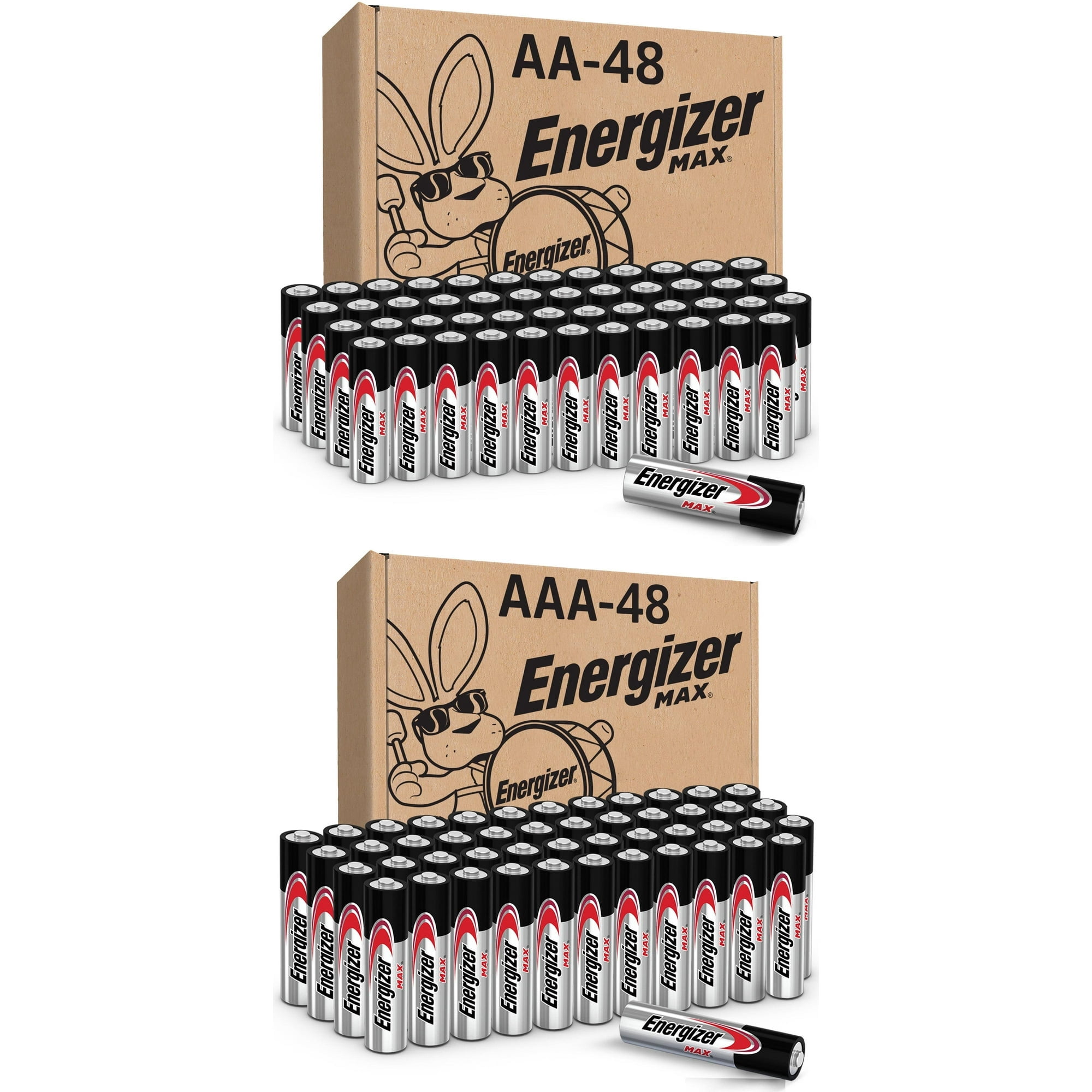 Energizer MAX Combo Pack (96 Count), AA Batteries (48 Pack) and AAA ...