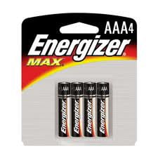Energizer Max AAA - 4 Pack Retail - Walmart.com