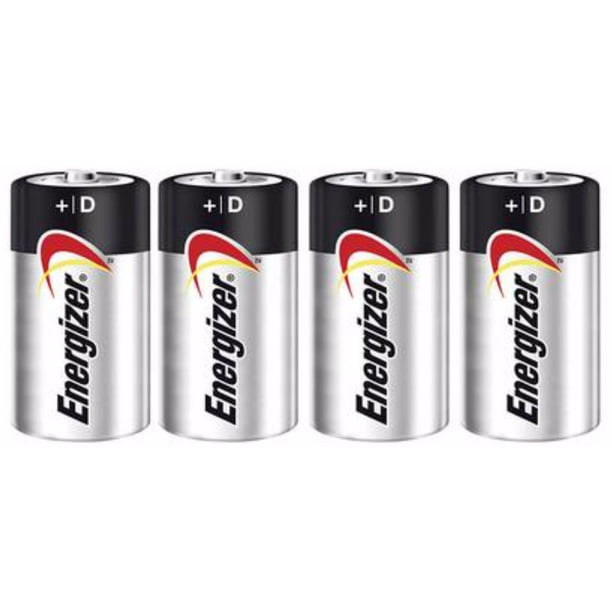Energizer Max Alkaline D Size Batteries E95VP - 4 Pack + 30% Off ...