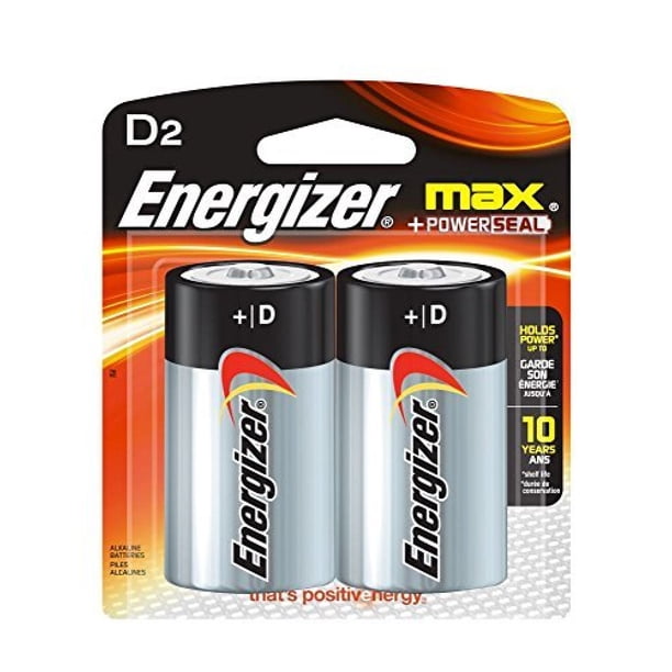 Energizer Max D Alkaline Batteries (Pack of 6) - Walmart Business Supplies