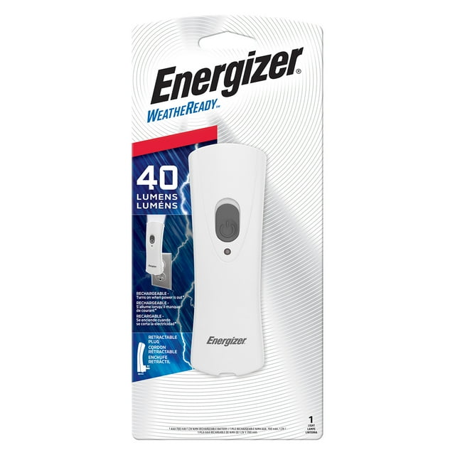 Energizer Portable LED Flashlight, Battery Operated, Plug-In, Power ...