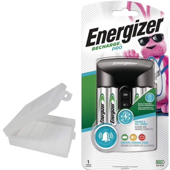 Energizer Rechargeable AA and AAA Battery Charger (Recharge Pro ...