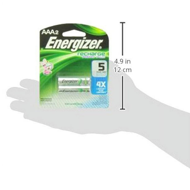 ENERGIZER AAA ACCU Rechargeable High Energy Battery (2 Pack) - Walmart Business Supplies