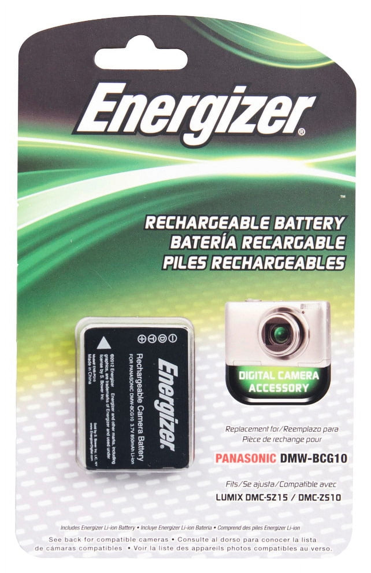 Energizer - Rechargeable Li-Ion Replacement Battery for Panasonic DMW ...