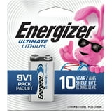 Energizer Ultimate Lithium 9V Batteries (1 Pack), Lithium 9 Volt ...