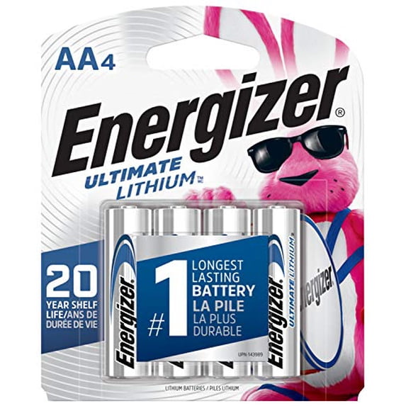 Energizer Ultimate Lithium AA Batteries - Long Lasting, High-Tech ...