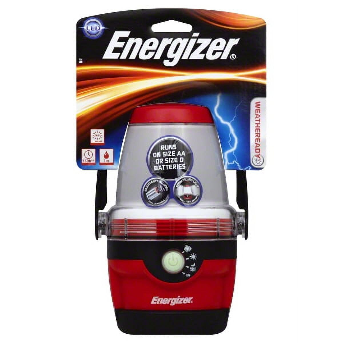 Energizer Weather Ready Outdoor Portable Battery LED Area Light, 42 ...