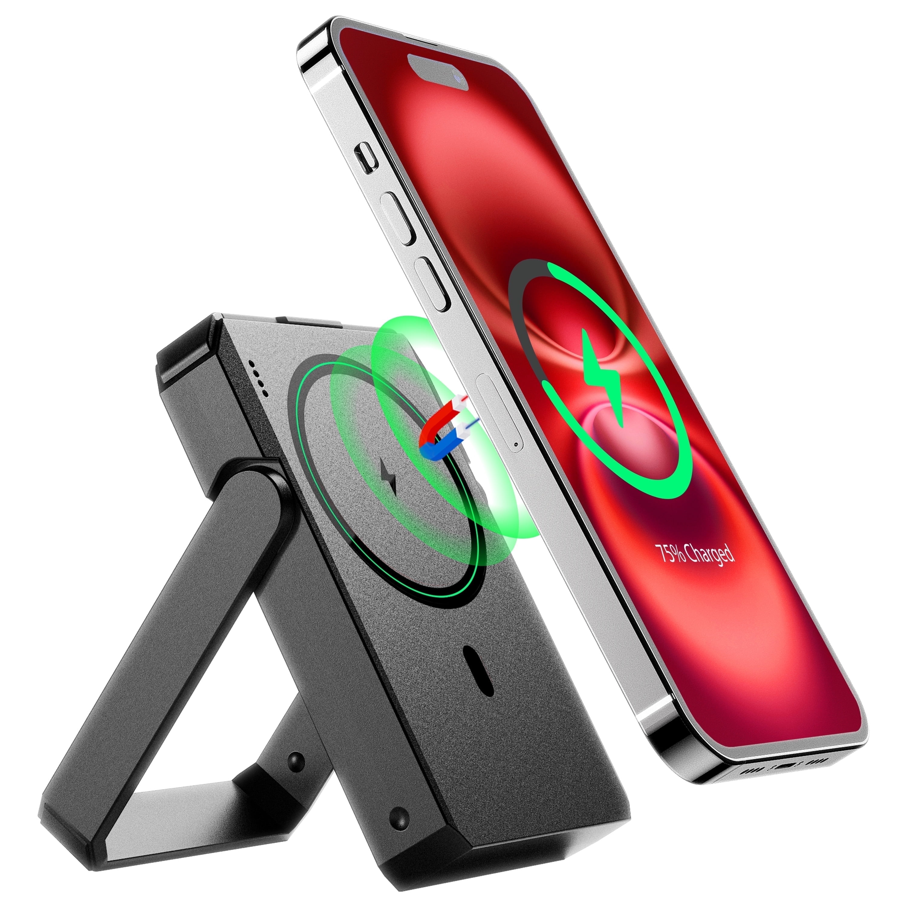 Energizer WeatherReady 5000mAh MagSafe Solar Power Bank - 15W Fast Qi ...