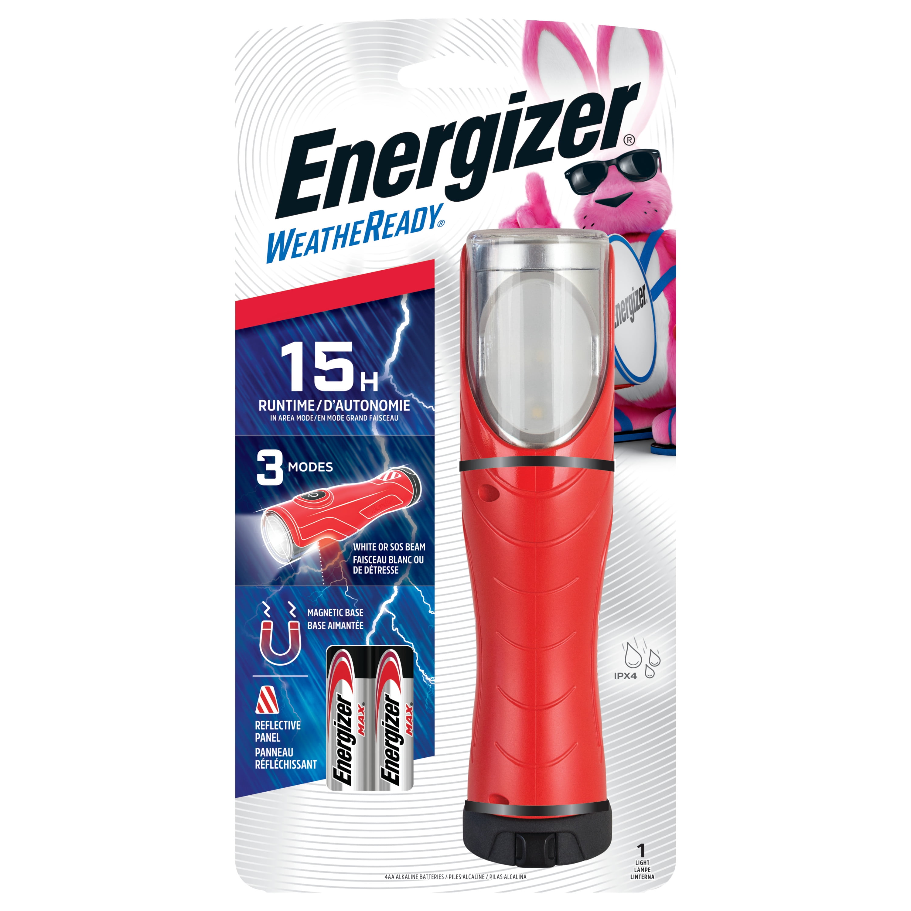 Energizer WeatherReady Floating Waterproof Flashlight, 100 Lumen, IPX7 ...