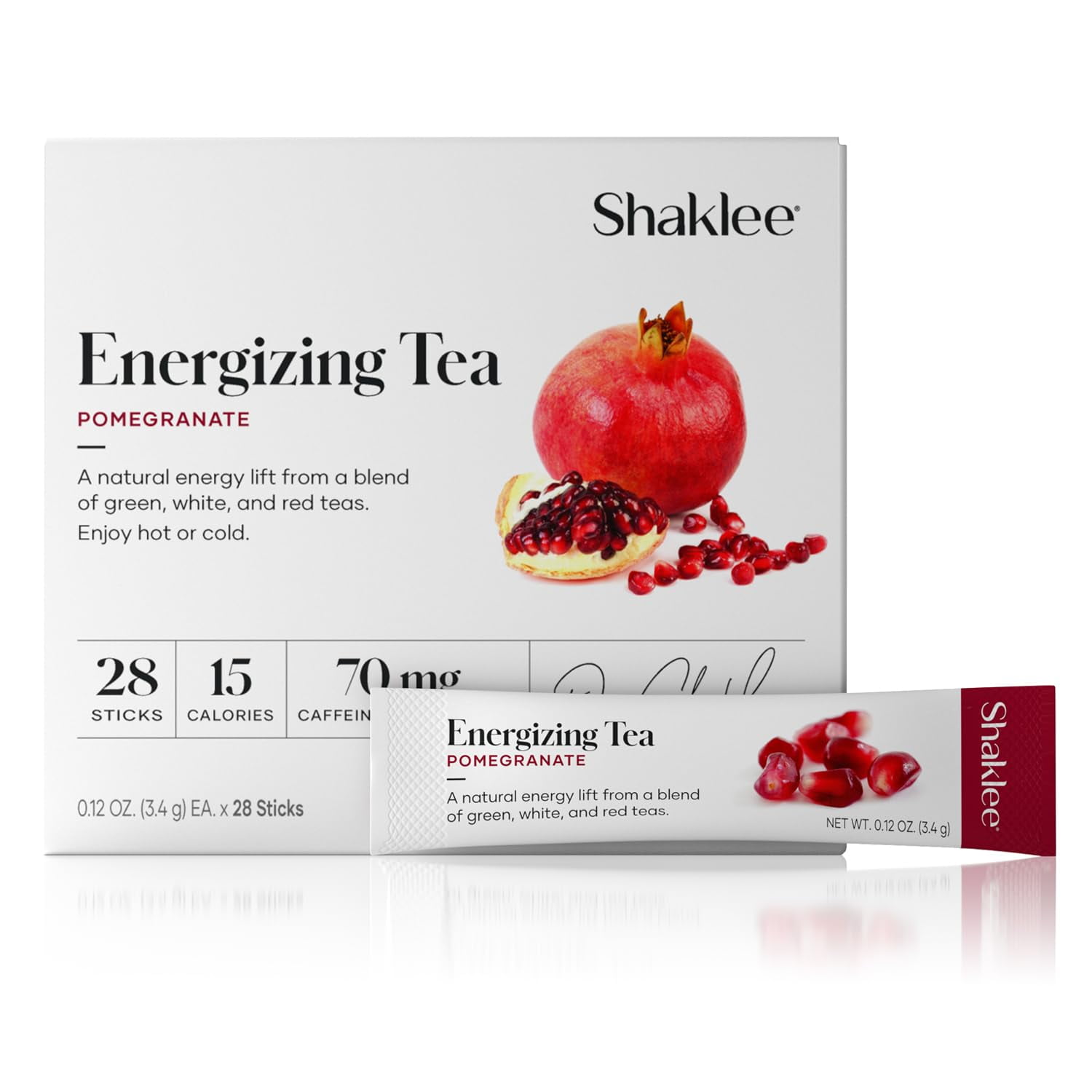 Energizing Tea Pomegranate Flavor - Antioxidant-Rich Blend Of Green, White, And Red Teas For ...