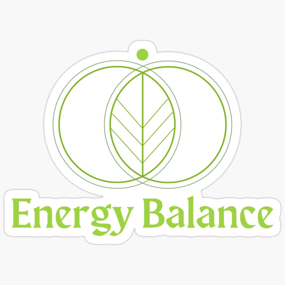 Energy Balance Leaf Natural Geometry Sticker Phone Decal Water Bottle ...