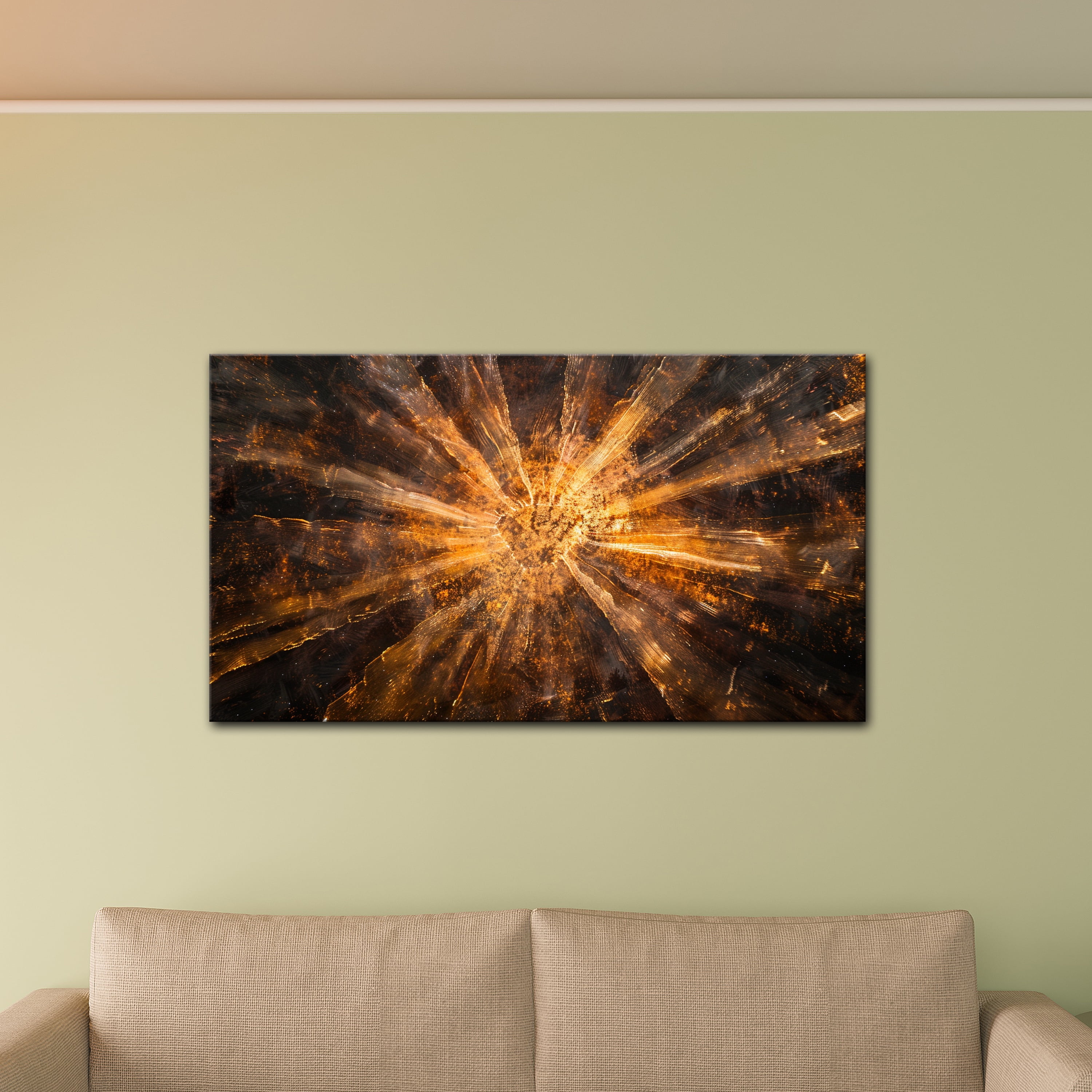 Energy Burst- Golden Energy Burst (16 "x24" Customizable) by Genie's ...