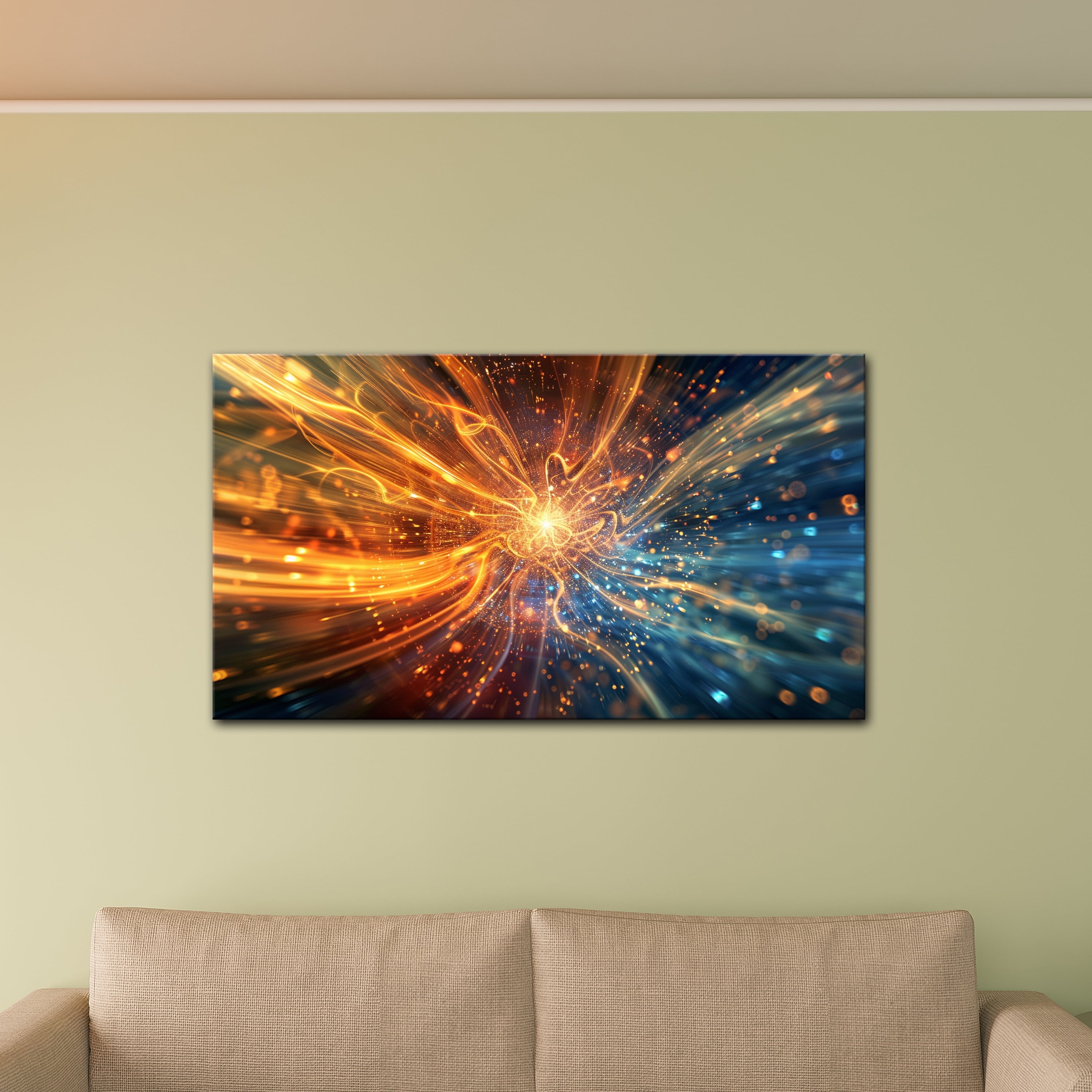 Energy Burst- Lightspeed Energy Vortex (16 "x24" customizable) by Genie ...