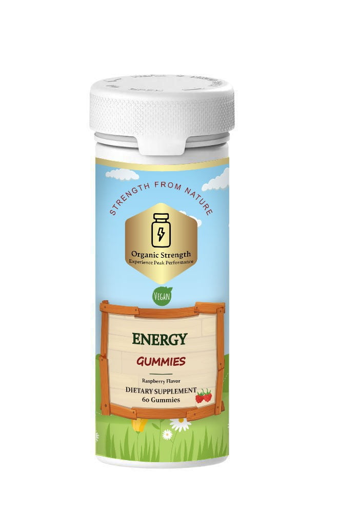 Energy Gummies - Raspberry Flavor (60 Gummies) - Walmart.com