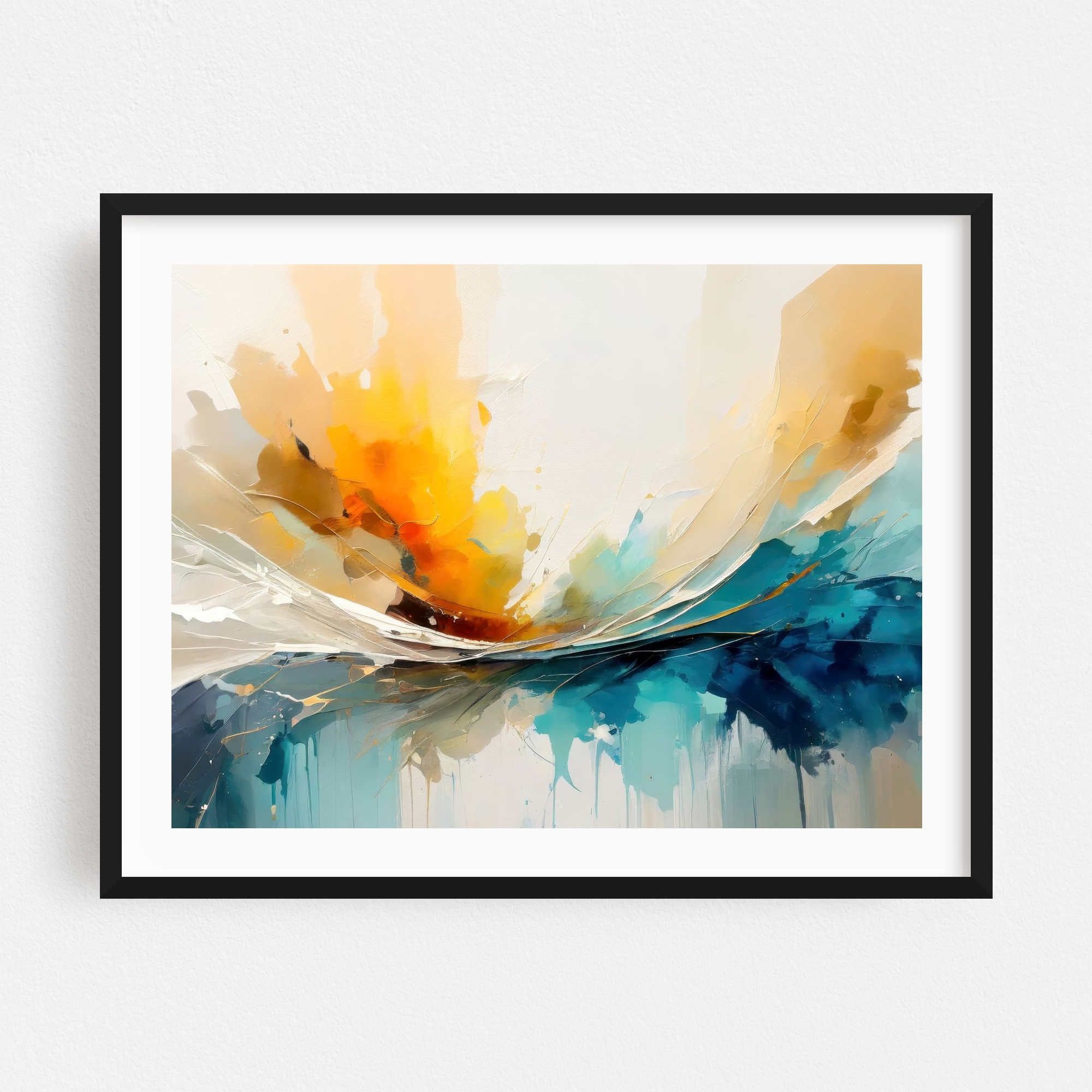 Energy Pulses - Digital Art Abstract Modern Art Minimalist Geometric ...