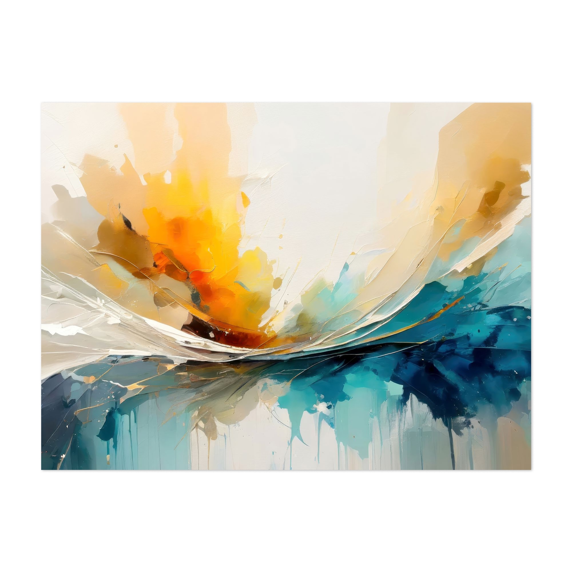 Energy Pulses - Digital Art Abstract Modern Art Minimalist Geometric ...