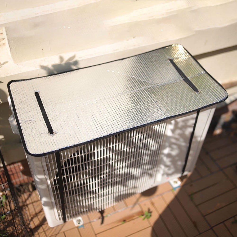 Energy Saving Aluminum Film Sun Shield for Air Conditioner Outdoor Unit ...