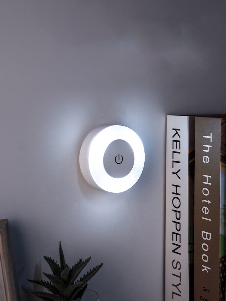 Energy Saving Led Touch Sensor Night Lights USB Rechargeable Magnetic ...