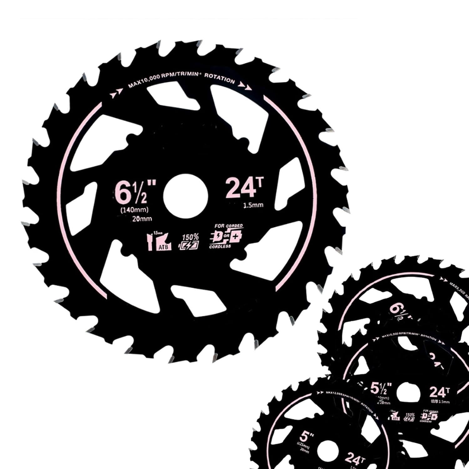 Energy-Saving Lithium Electric Saw Blade, Alloy Circular Saw Blade with ...