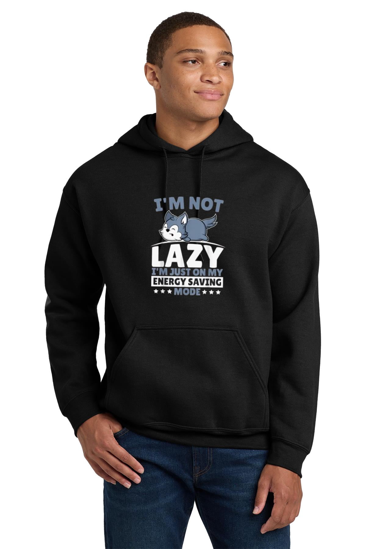 Energy Saving Mode Funny Lazy Mood Humor Couch Rest Graphic Hoodie, for ...