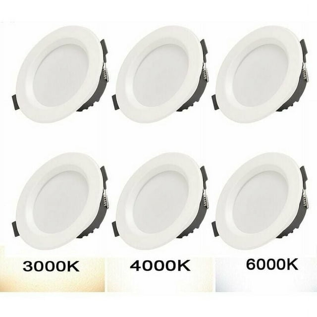 Energy Star Rated LED Recessed Can Lights, Selectable Color, Wet Rated ...