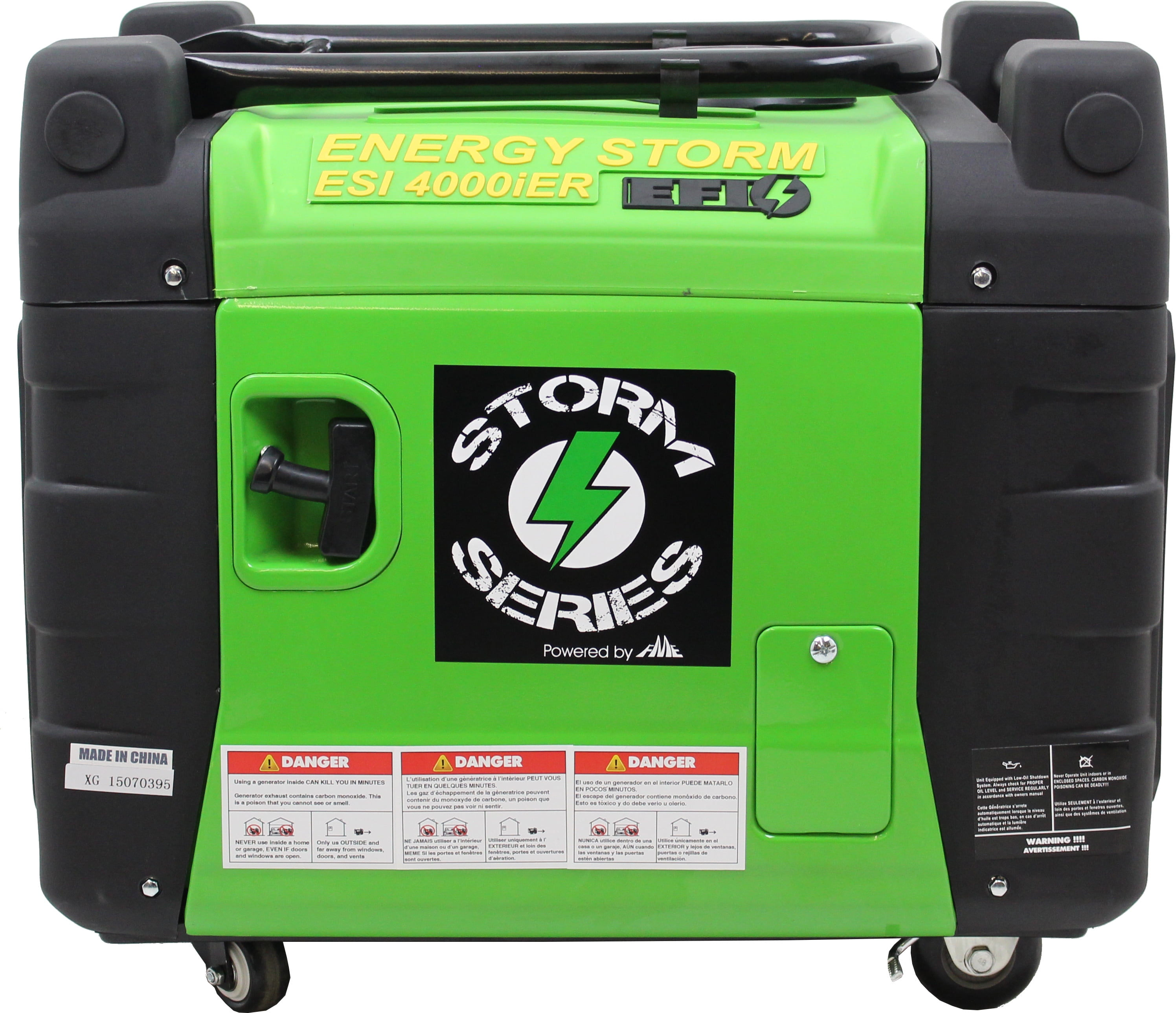 Energy Storm ESi4000iER-EFI features Remote Electric Start/Stop ...