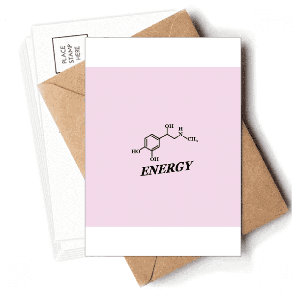 Energy Strength Structure Molecular Chestry Postcards Envelopes Blank ...