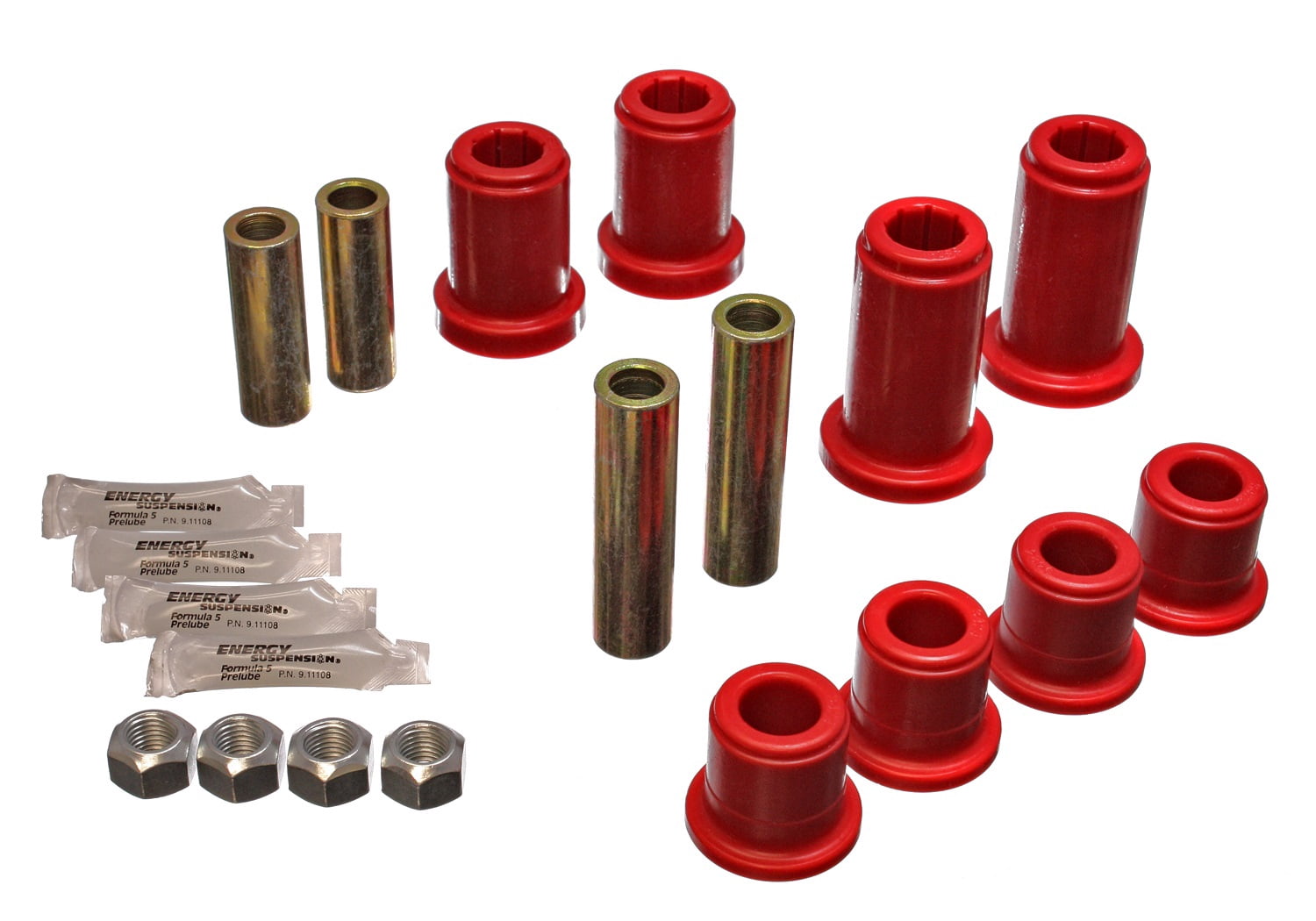 Energy Suspension 3.3185R Polyurethane Front Control Arm Bushings Red ...