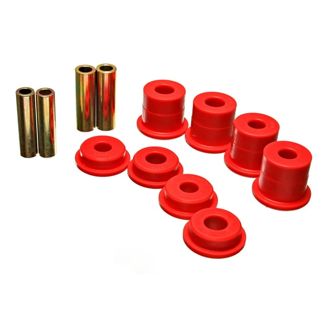 Energy Suspension 4.4116R Polyurethane Rear Subframe Bushings Red Fits ...