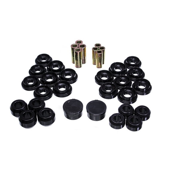 Energy Suspension 8.3133G Polyurethane Rear Control Arm Bushings Black ...