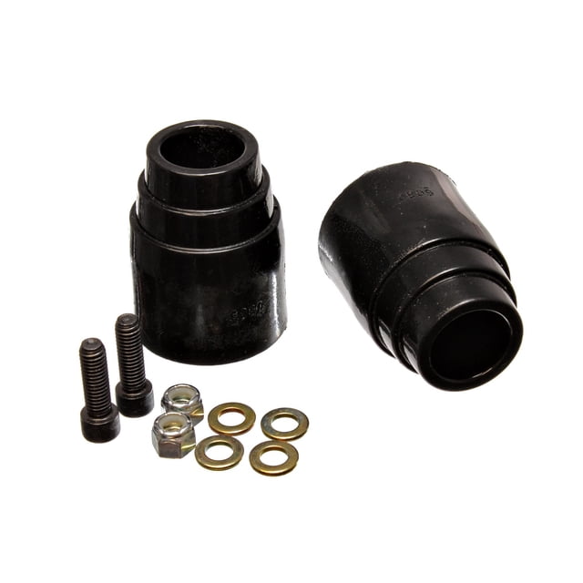 Energy Suspension 9.9155G Polyurethane Rear Axle Bump Stops Black Fits ...