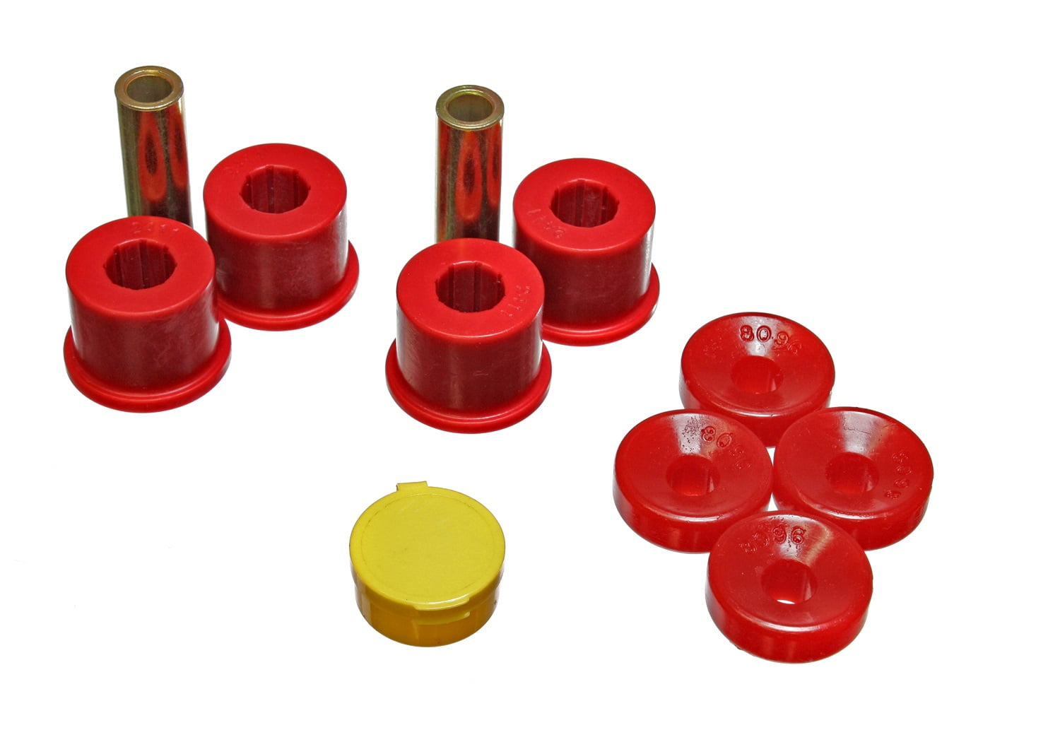 Energy Suspension 99-00 Honda Civic Si Red Front Shock Bushing Set Fits ...
