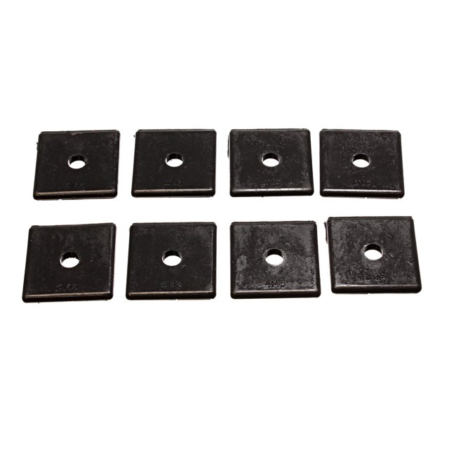 Energy Suspension Pad 2in Sq X 7/16in Id X 1/4in H - Black - Walmart.com