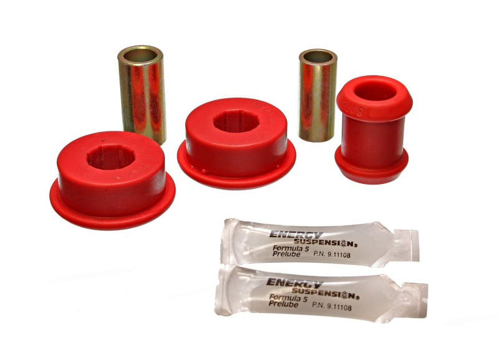 Energy Suspension Traction Bar Bushing Set - Red Fits select: 1967 ...