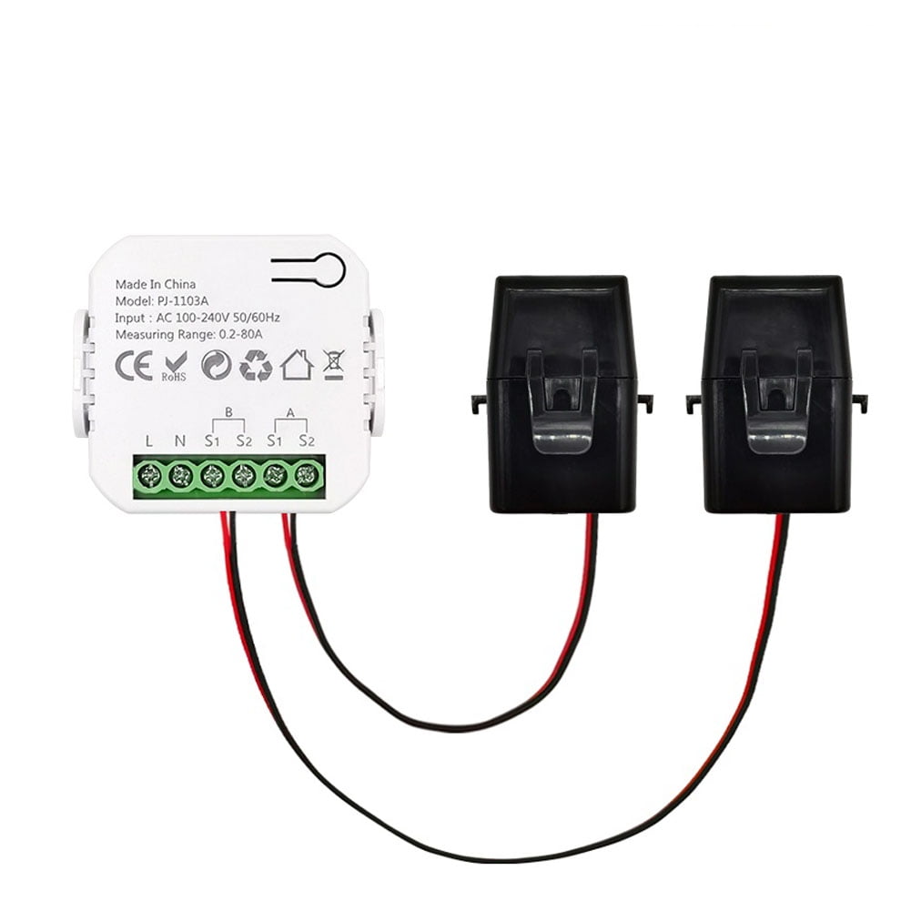 Energy Tuya WiFi Energy Switch Multifunction Power Voltage Current ...