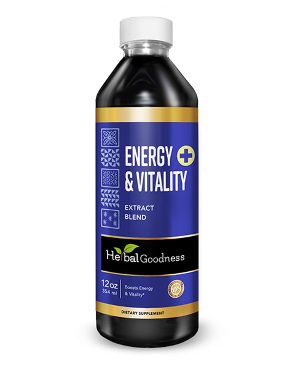 Energy and Vitality Liquid Extract 12fl.oz - Natural Energy Booster ...