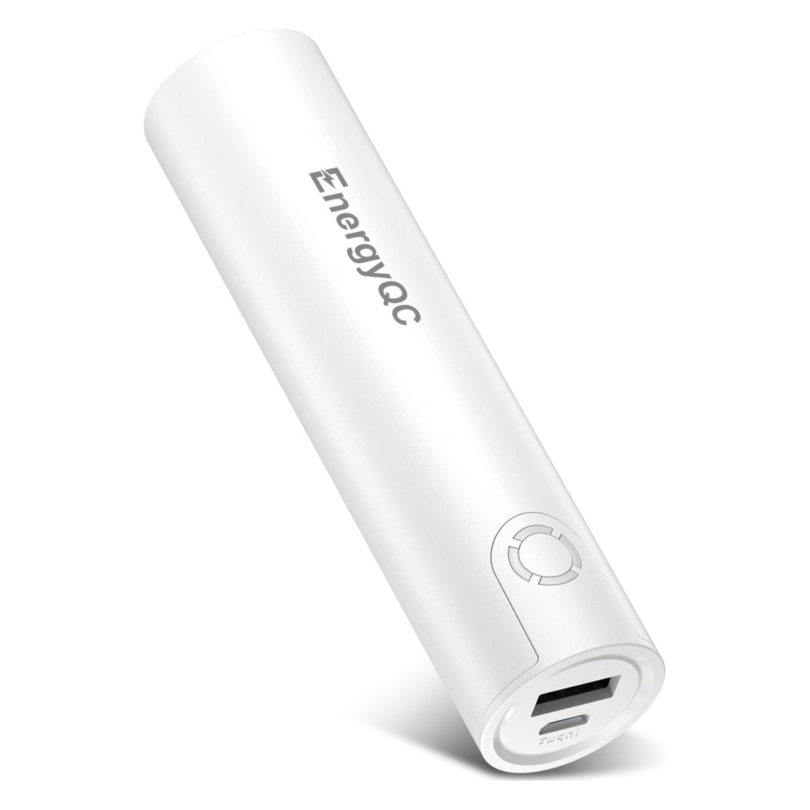 EnergyQC 5000mAh Portable Power Bank, USB Backup Battery Charger for ...