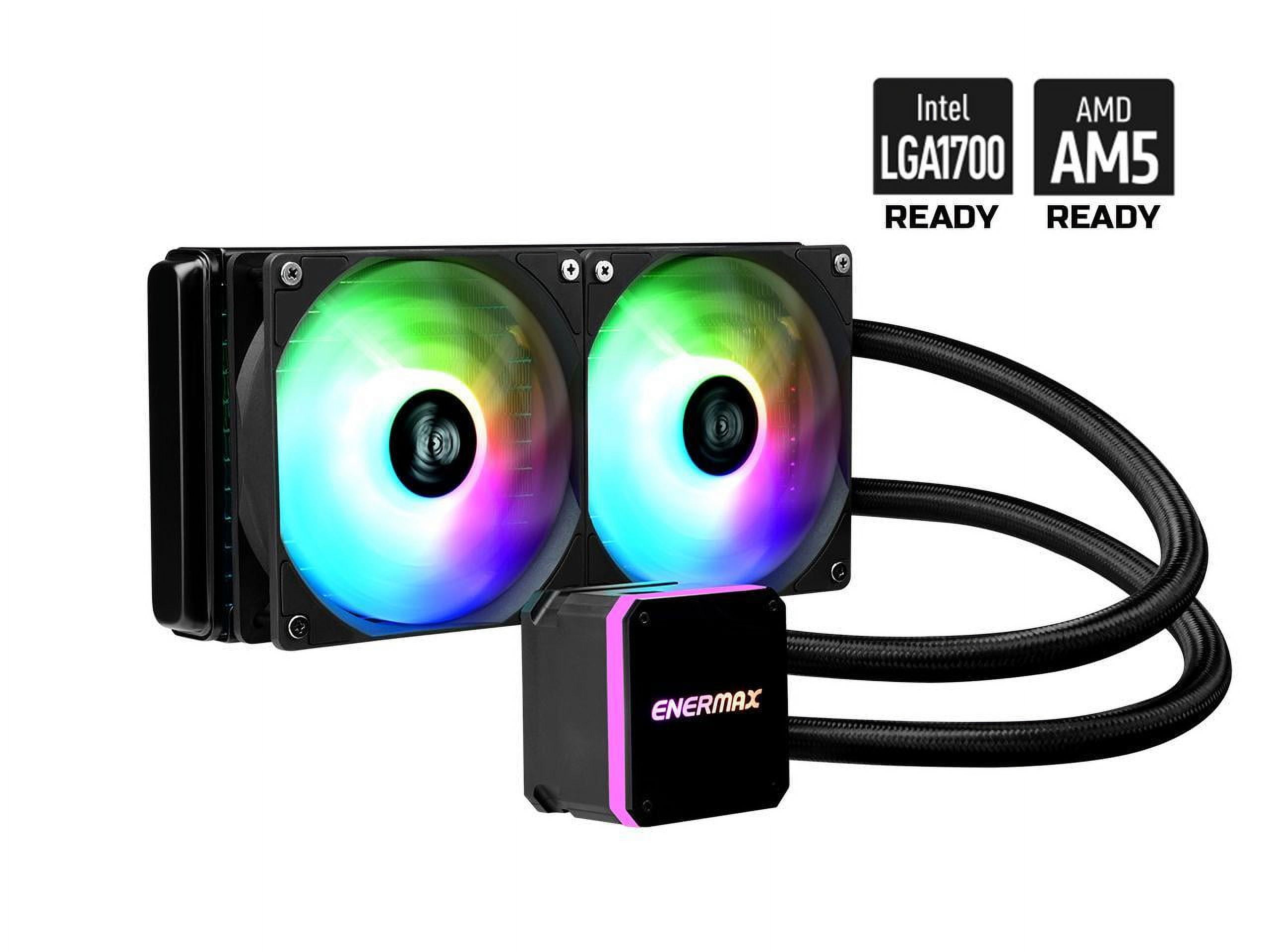 Enermax LIQMAX III 240 ARGB, All-in-one CPU Liquid Cooler for AM4 & AM5 ...