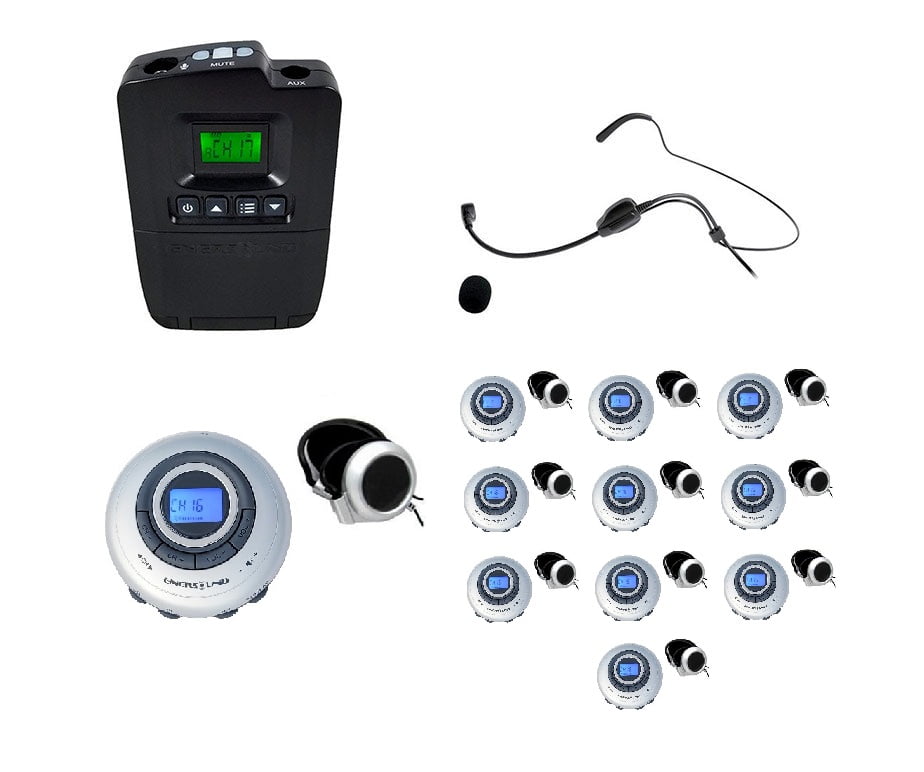 Enersound 10-Person Professional Portable Translation System - US-Based ...