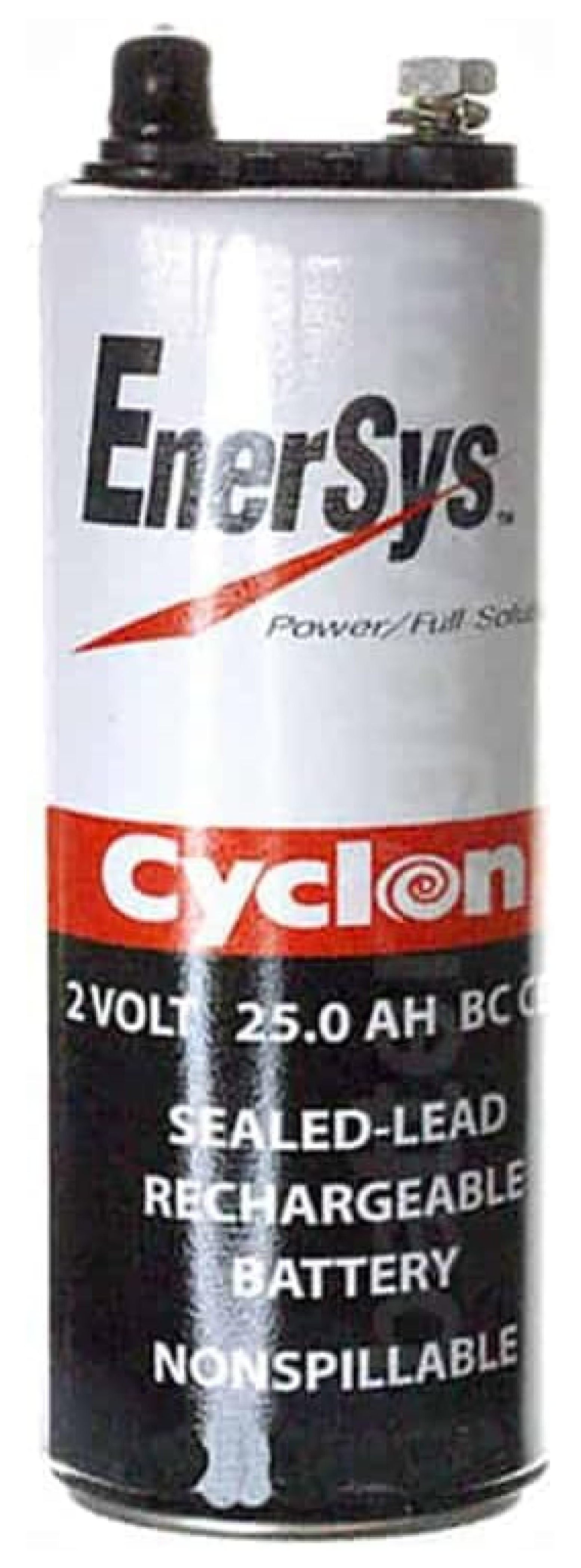 Enersys (Hawker) Cyclon 0820-0004 BC-Cell 2 Volt/25 Amp Hour Sealed ...