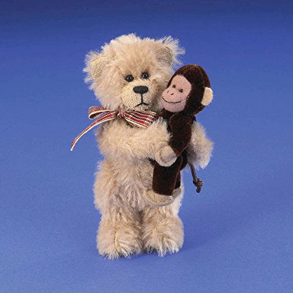 Enesco 5.00In Madison Miniature Mohair, Fabric, Monkey 4021525 ...