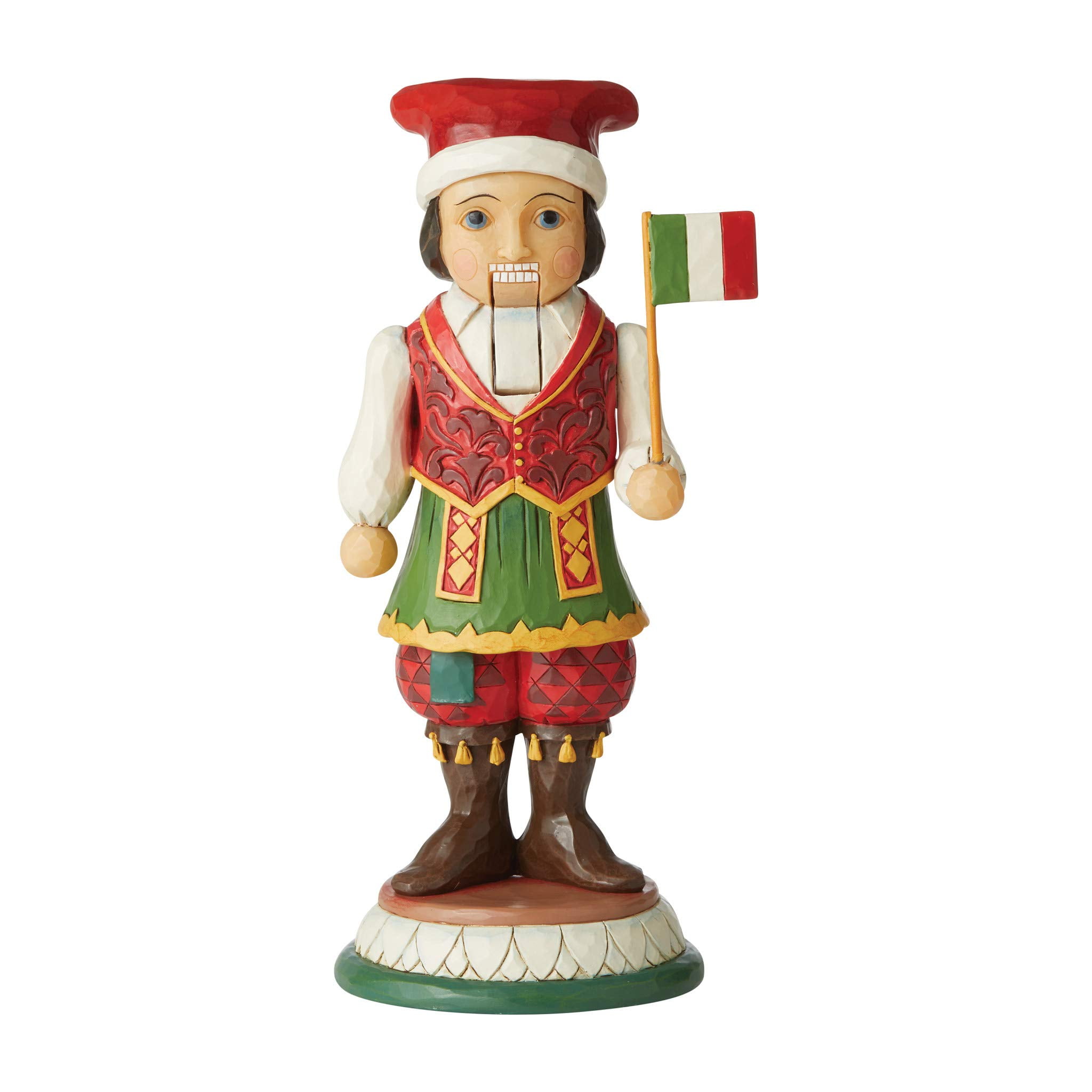 Enesco 6006645 Jim Shore Heartwood Creek Italian Nutcracker Figurine ...
