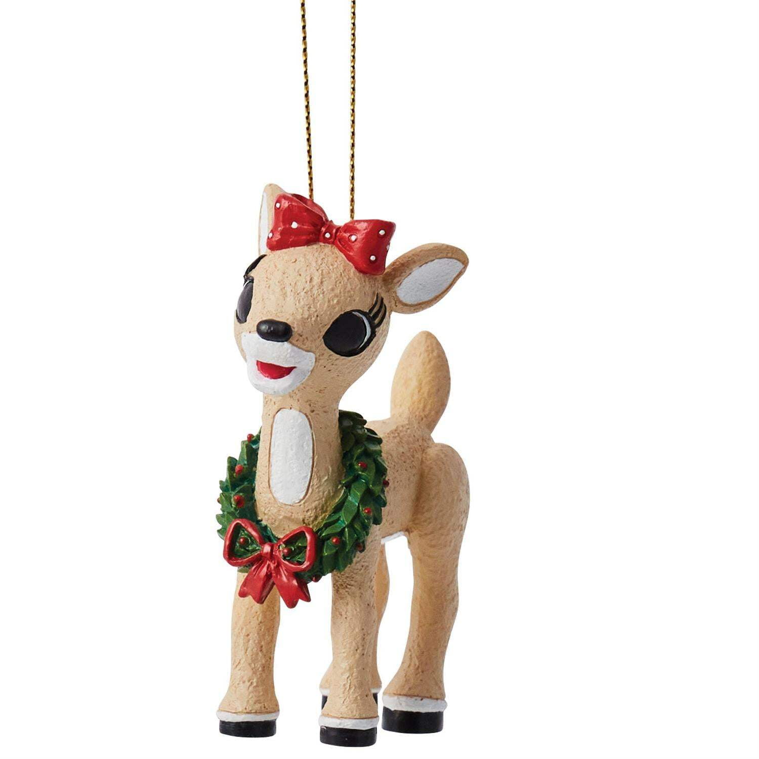 Enesco Clarice Ornament - One Ornament 3.0 Inch, Polyresin - Rudolph ...